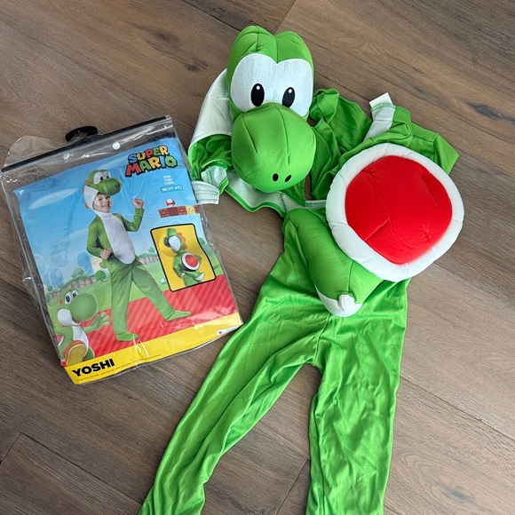 Costumes | Super Mario Yoshi Costume With Red Shell 34t | Poshmark